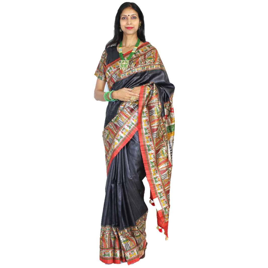 Maharani Madhubani Sarees Collection – Maharani Collections